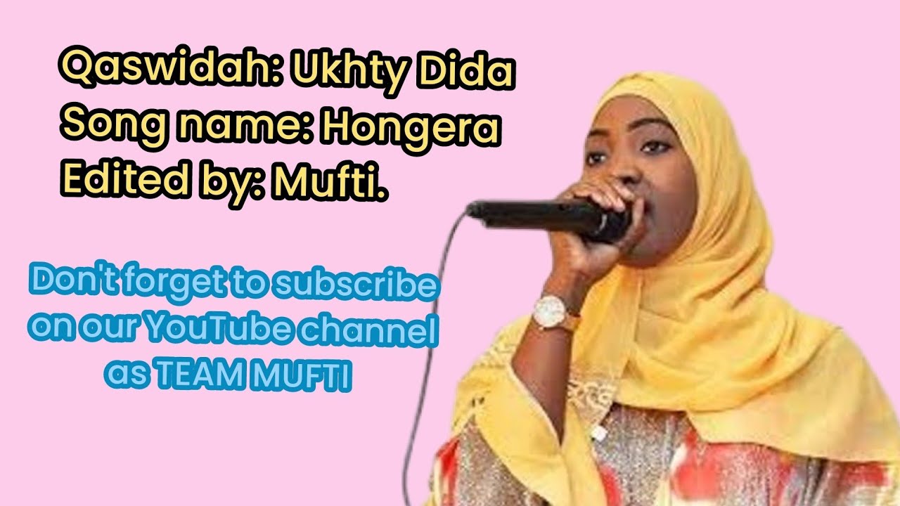 Ukthy Dida Qaswidah, Hongera mwanangu lyrics video - YouTube