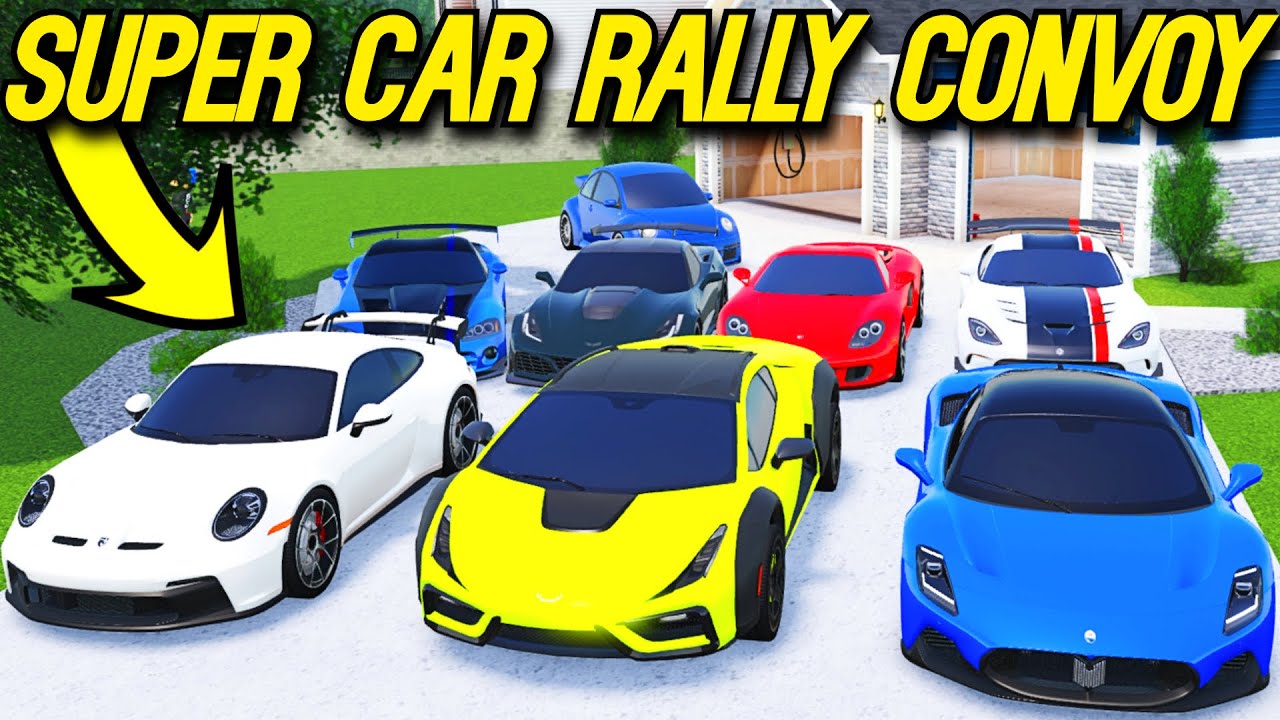 CRAZY SUPER CAR RALLY CONVOY IN GREENVILLE! - YouTube