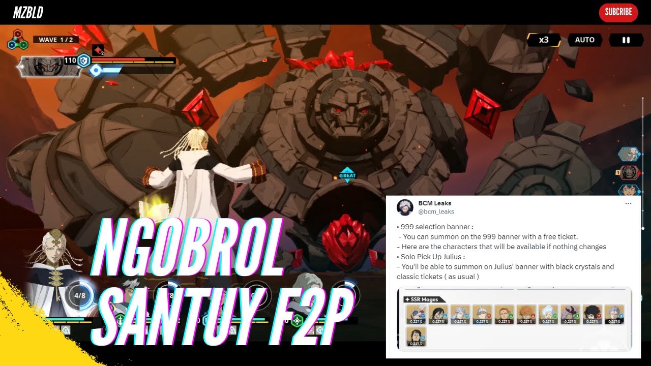 Ngobrol Santai Next Banner Black Clover Mobile dan Nasib F2P 😰 - YouTube