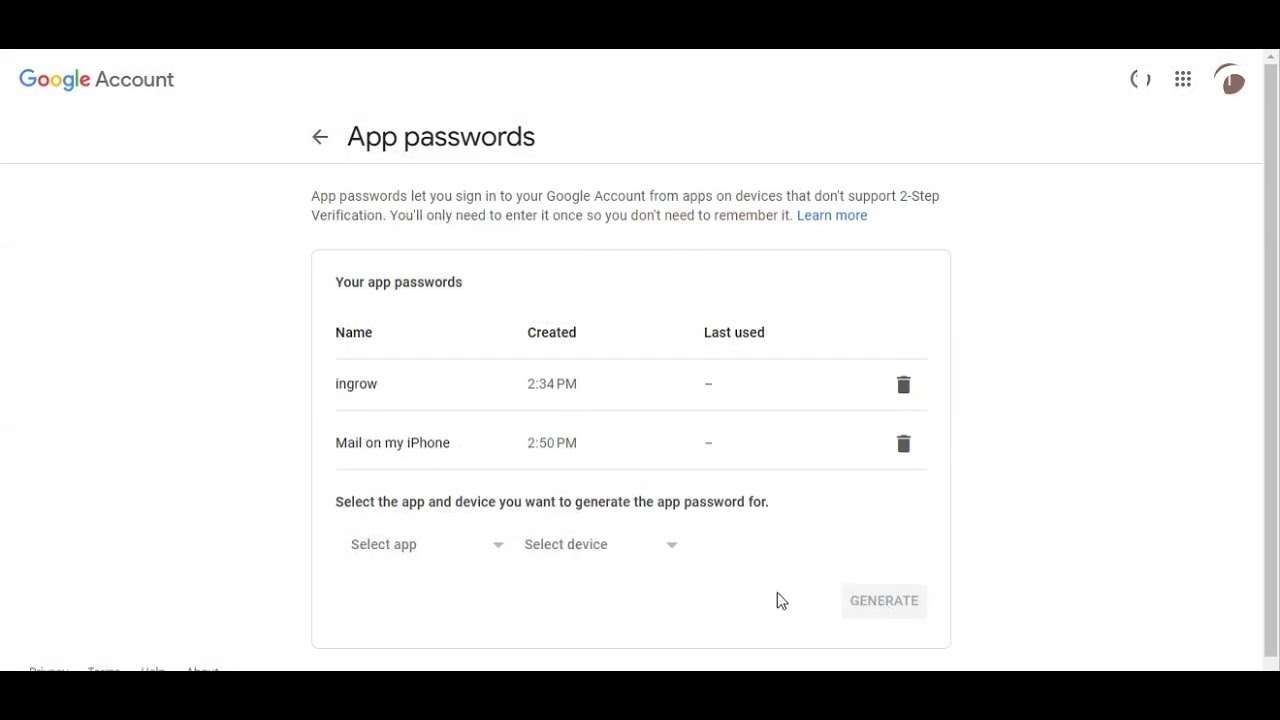 How to Create App Passwords in Gmail #2023 #SMTP #server - YouTube