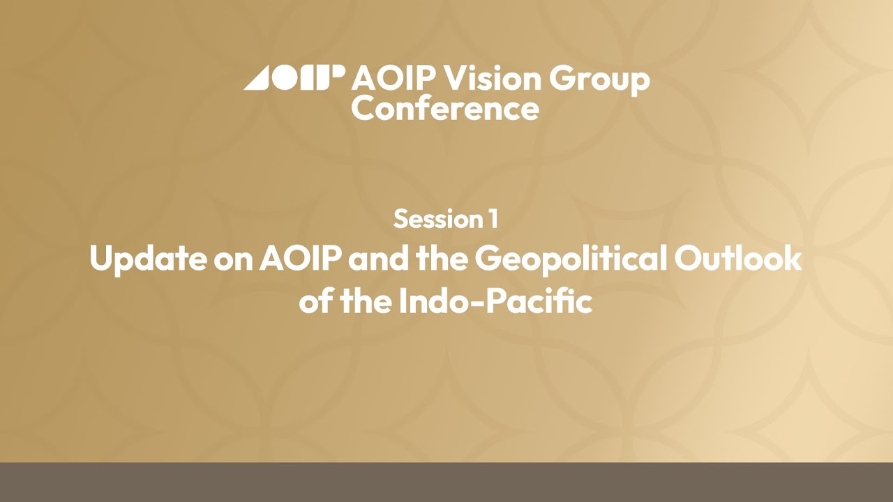 AOIP Vision Group Conference - Updates on AOIP and the Geopolitical ...