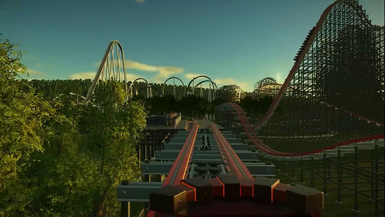 Goliath RMC Style Coaster (Planet Coaster) - YouTube