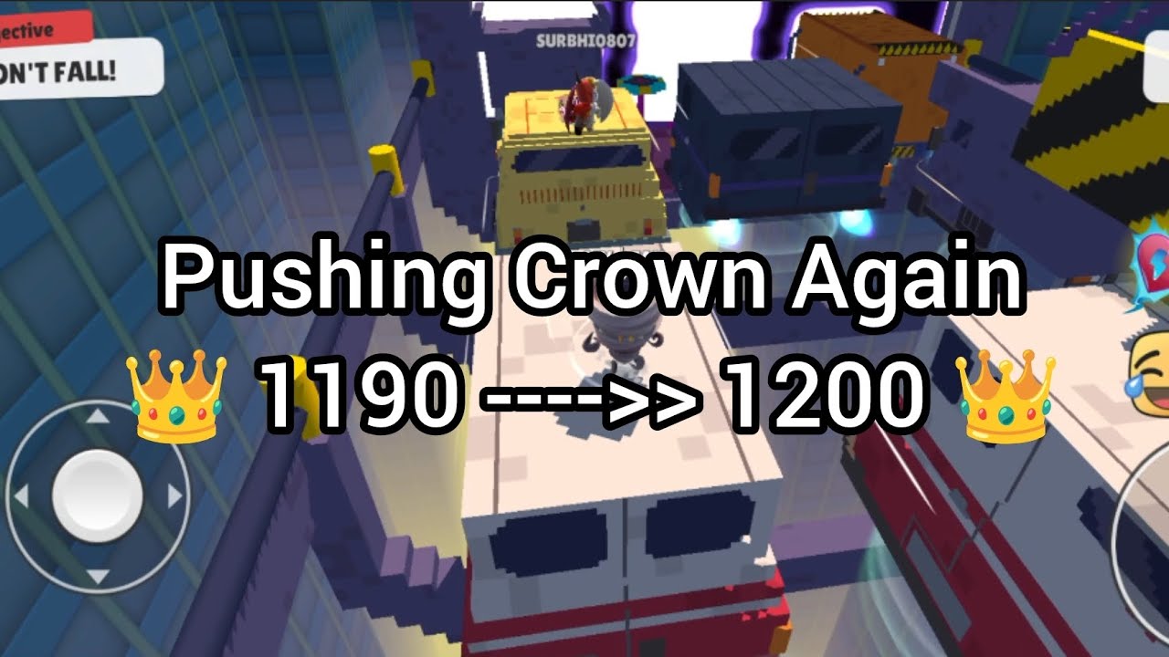 Pushing Crown Again From 1190 To 1200 👑 (Wins 10x) (🇲🇾📹) #stumbleguys # ...