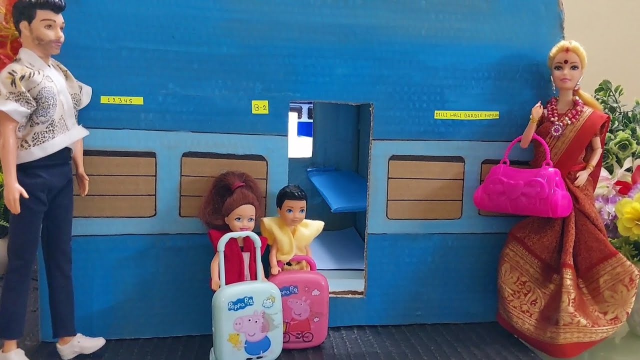 Dilli Wali Barbie Epi-234/Barbie Doll Travelling In Indian Train 🚆 ...