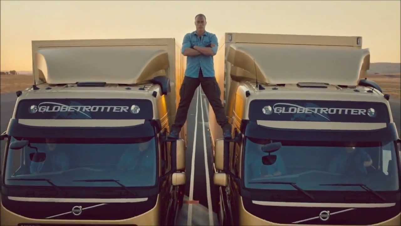 VAN DAMME - Real split between two trucks (HD) - Complete story - YouTube