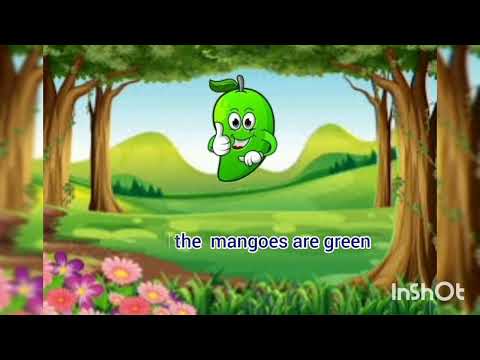 Green colour | Nursery rhyme | for preschoolers - YouTube
