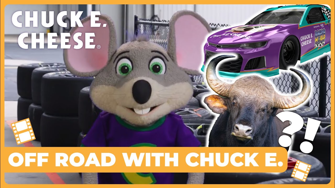 🐭Off Road with Chuck E. Cheese & Hendrick Motorsports | Race-car Fun ...