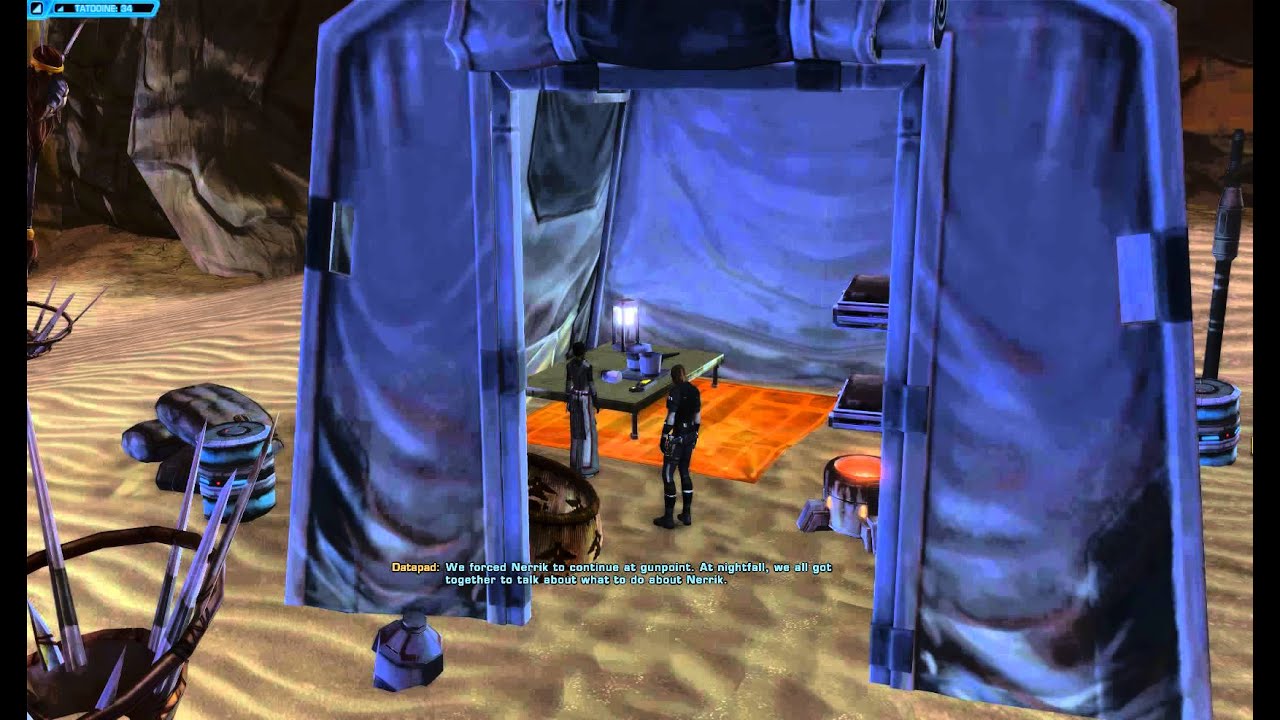 [SWTOR] Sith inquisitor storyline part 78 - Datapad in the sands 01 ...