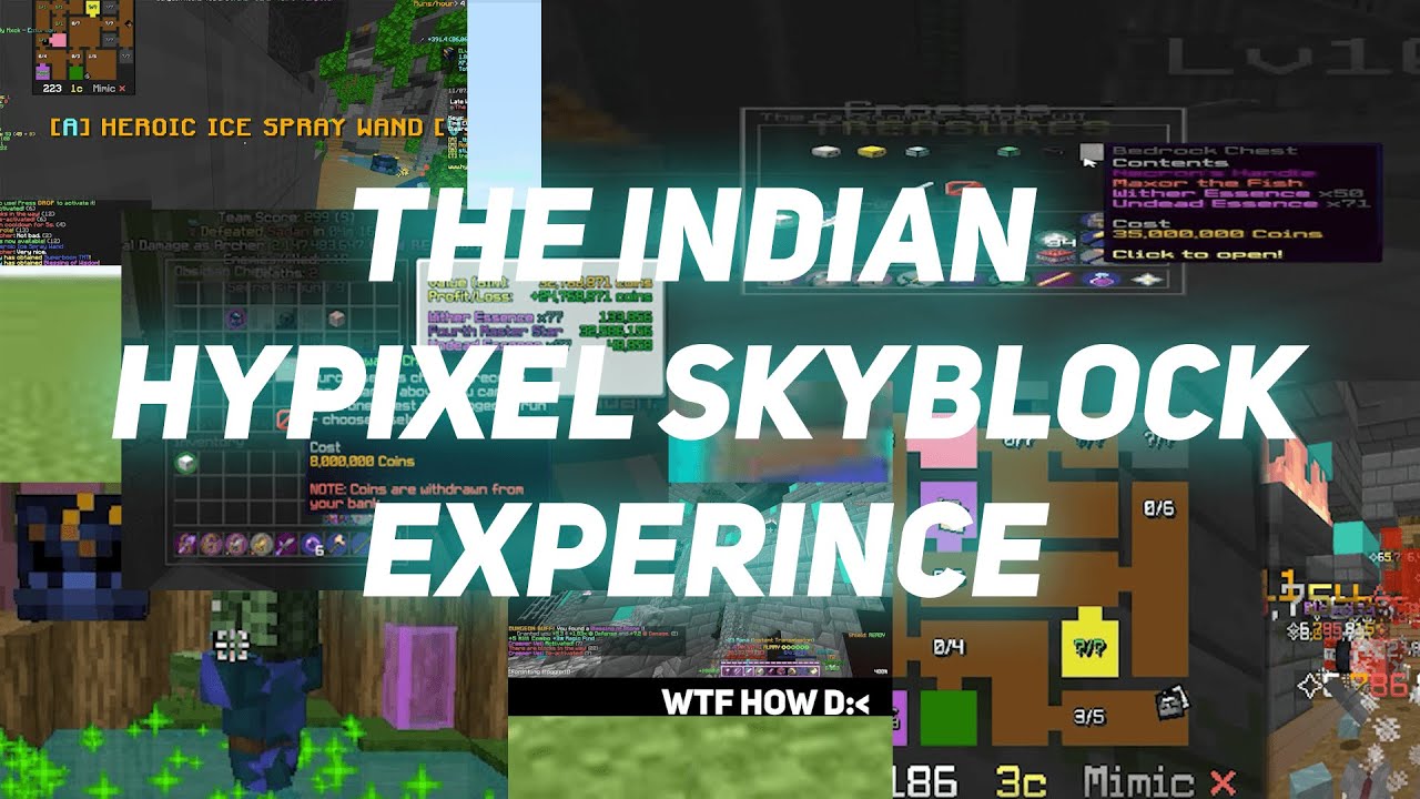 The Indian Hypixel Skyblock Experience Pt-1 | Seviy - YouTube