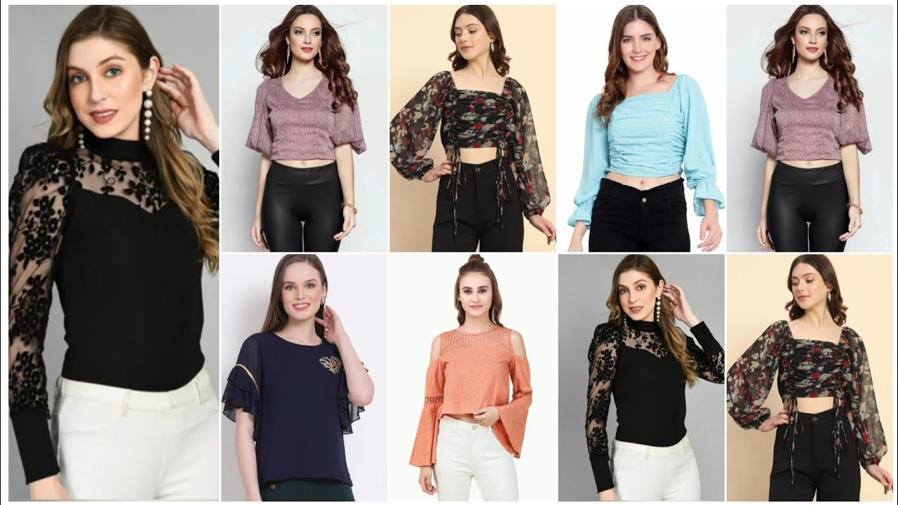 Stylish top design/latest top design//for girls top design - YouTube