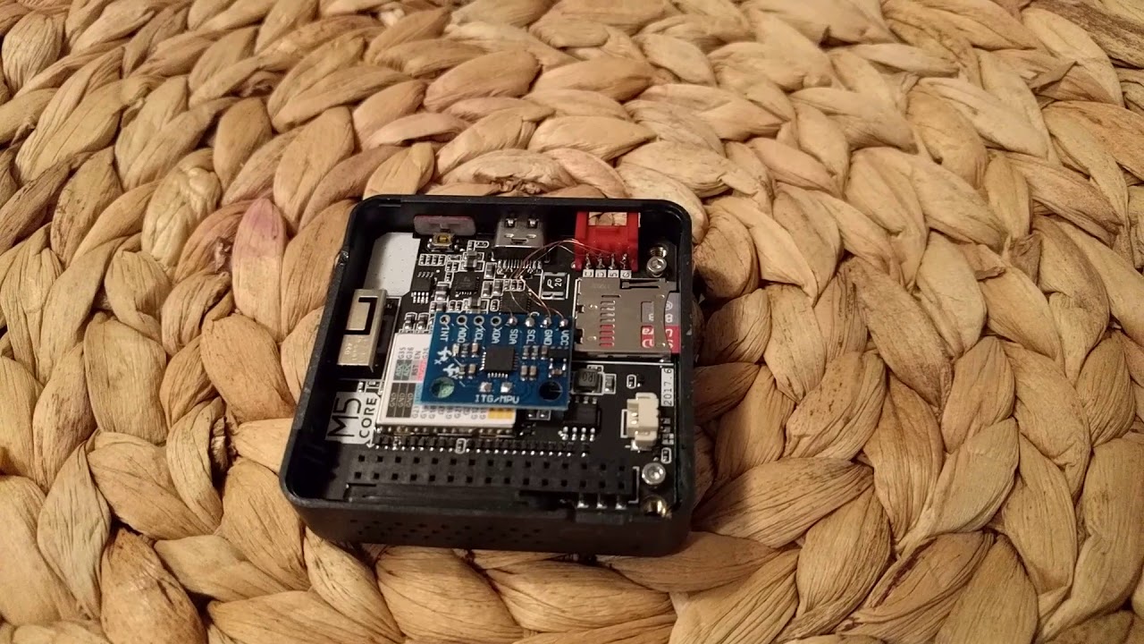 M5Stack - GY-521 (MPU6050) GYRO/ACCELEROMETER MOD - YouTube