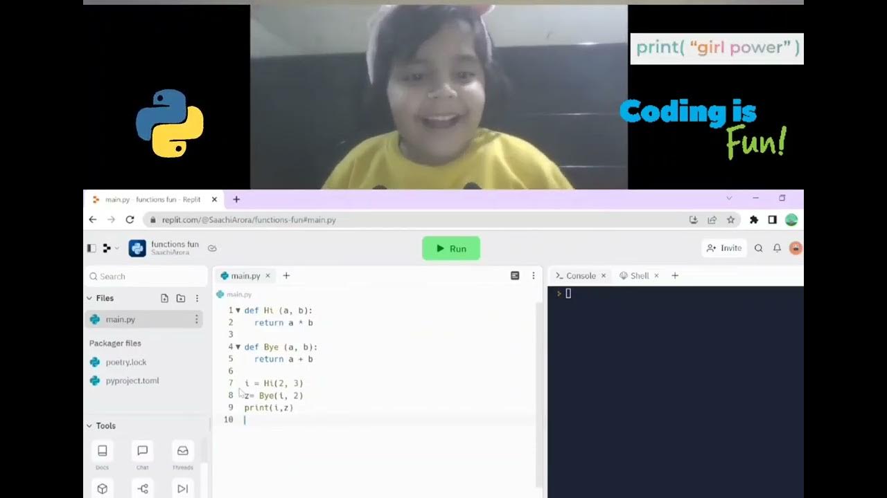 Defining & Calling Functions! Crack the Python Code! Python Beginner Coding Ideas, Coding is Fun ...