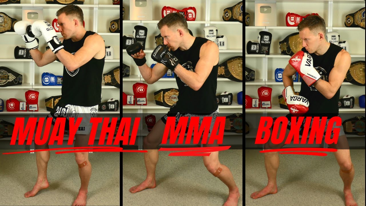 Technical Differences b/w Boxing, Muay Thai, MMA - YouTube