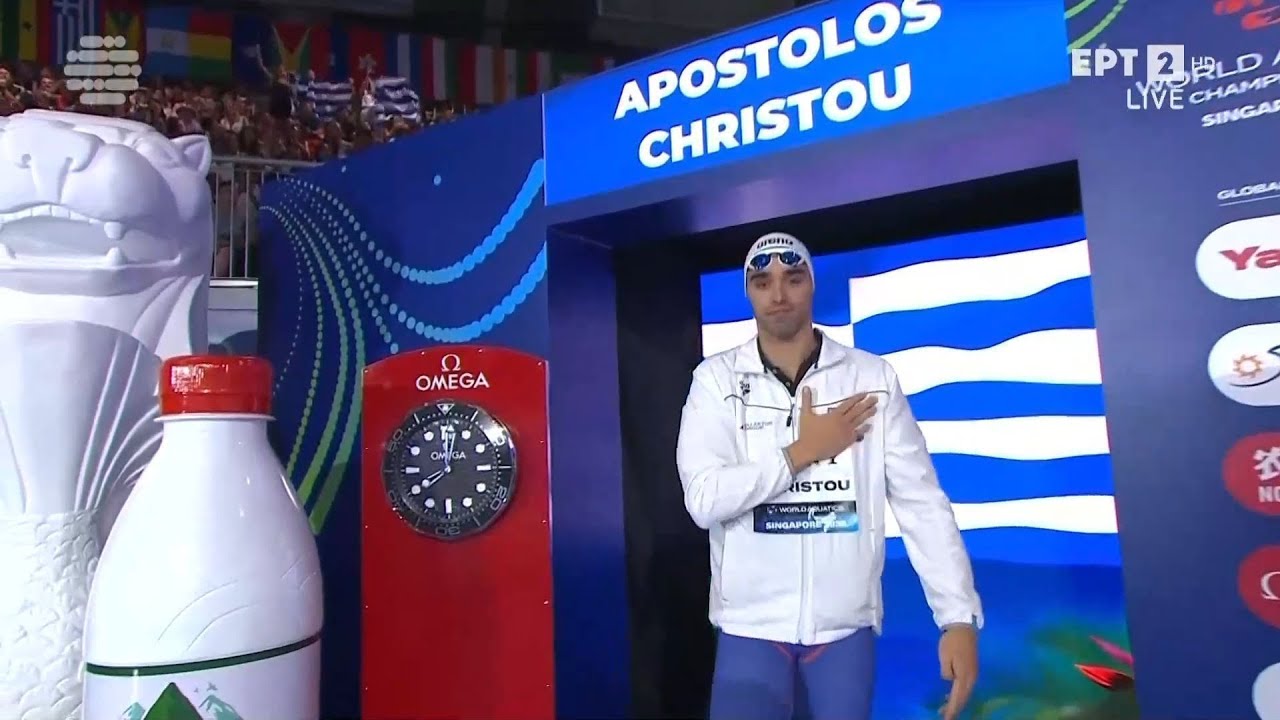 100μ. ύπτιο (Α) | Όγδοος στον κόσμο ο Χρήστου με χρόνο 52.62 στον ...