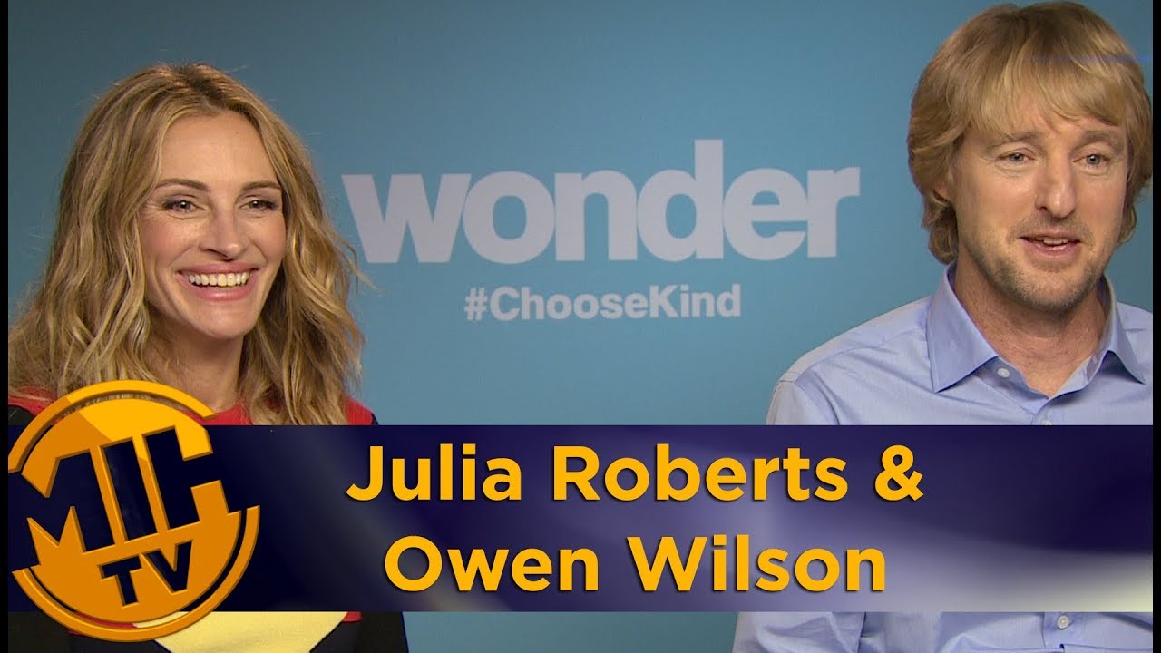 Julia Roberts and Owen Wilson: Wonder interview - YouTube