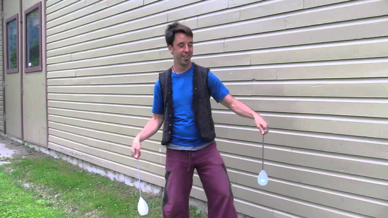 Mastering the Poi Spinning Basics: Using a Wall to Learn to Turn - YouTube