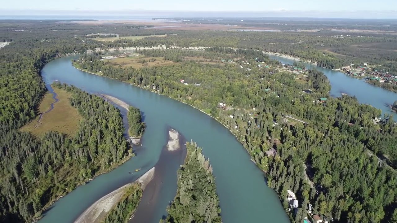 Kenai Lower River Fishing Holes In Fall - September - YouTube