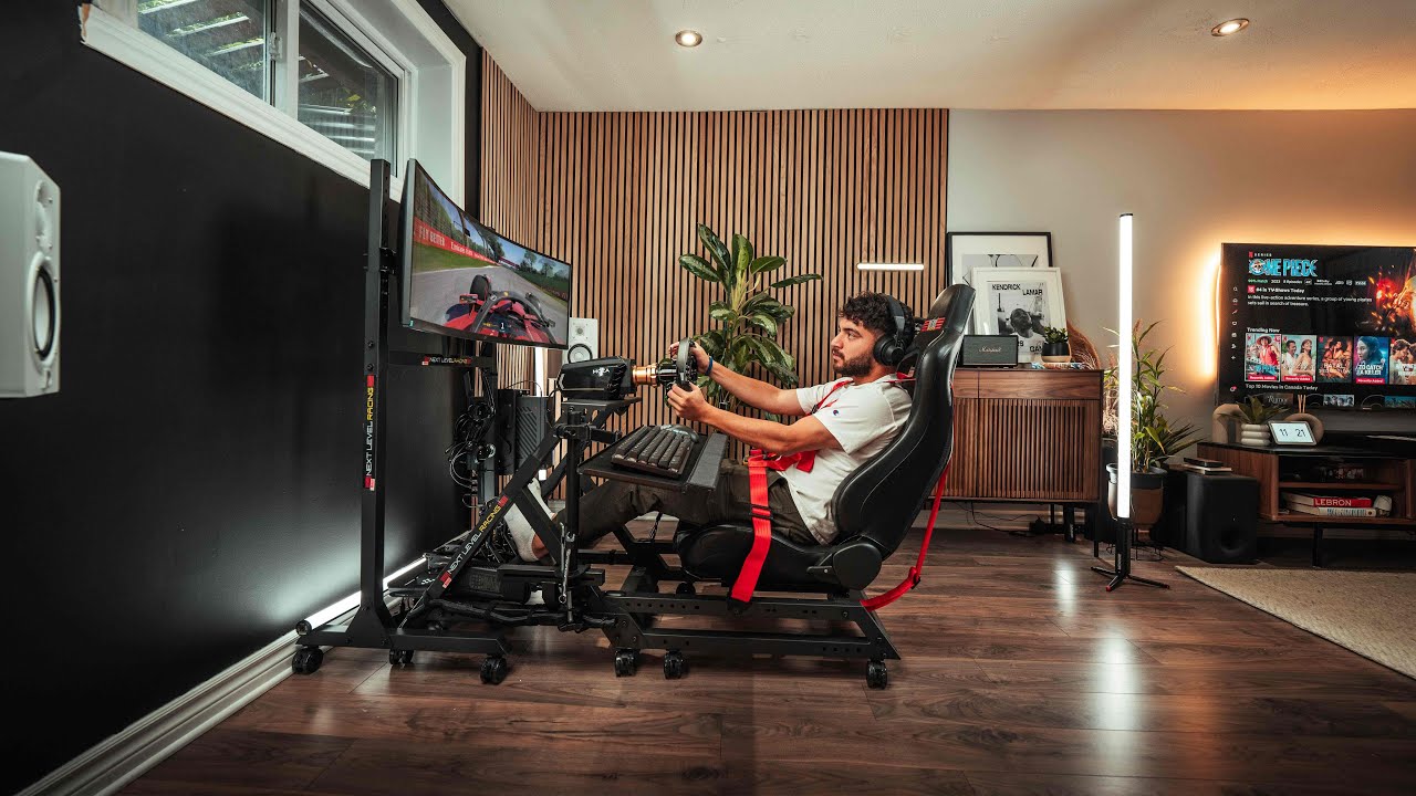 Building a Racing Simulator Gaming Setup | Tour + F1 Experience - YouTube