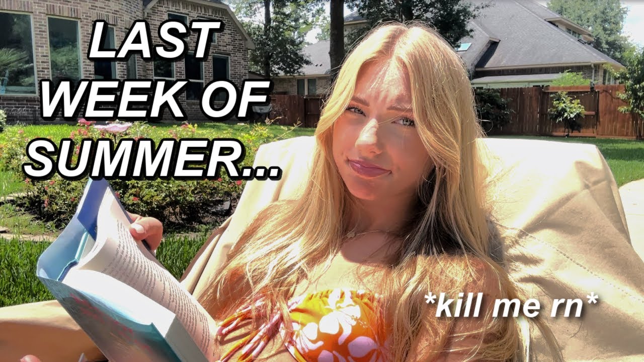 last week of summer - YouTube