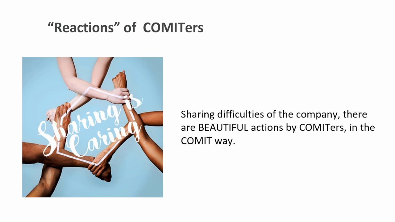 How COMITer adapts to Covid 19 - YouTube