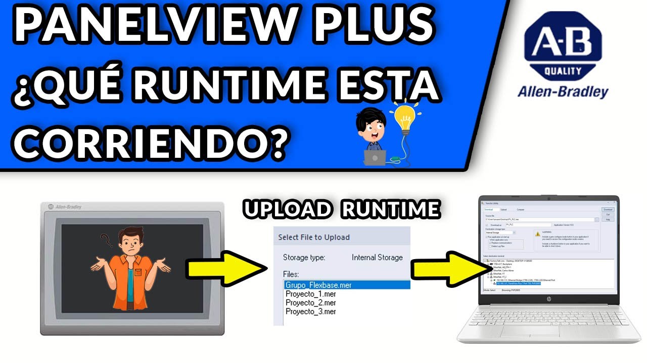 🔵 PANELVIEW PLUS ¿CUÁL RUNTIME ESTA CORRIENDO? - YouTube