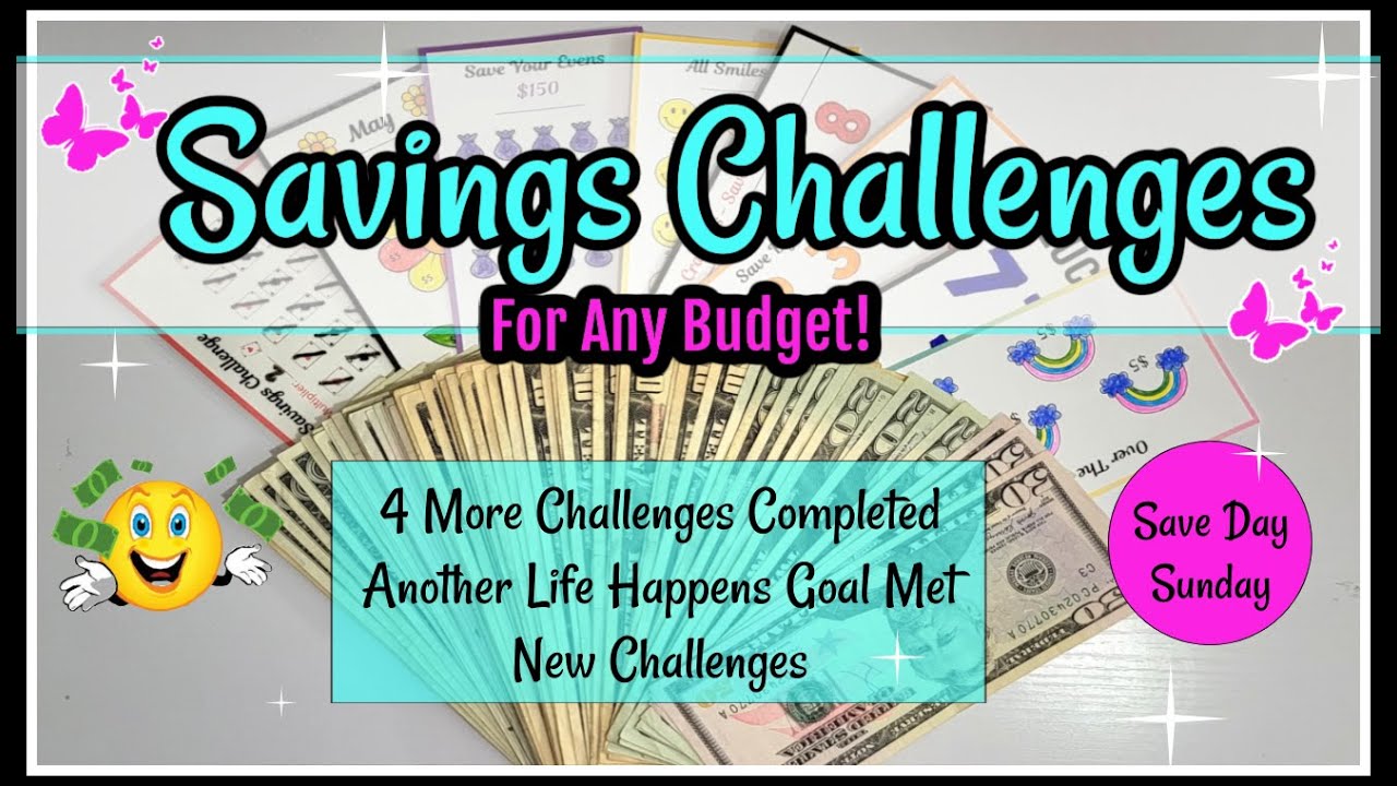 Low Budget Savings Challenges | How Much Did I Save? | Another Goal ...