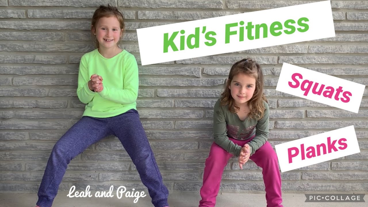 Kids Fitness Challenge Under 5 Minutes: Squats, Planks, Jumping Jacks ...