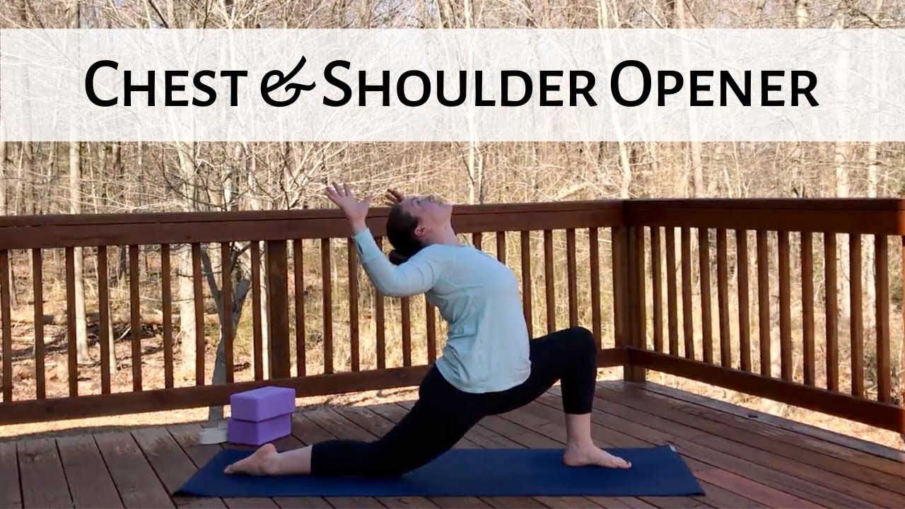 Chest & Shoulder Opening Vinyasa Flow | Deep Stretch For Upper Body ...