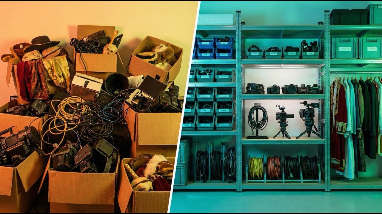 Our Film Studio's Top Secret Back Rooms | Organize Your Equipment (Old ...