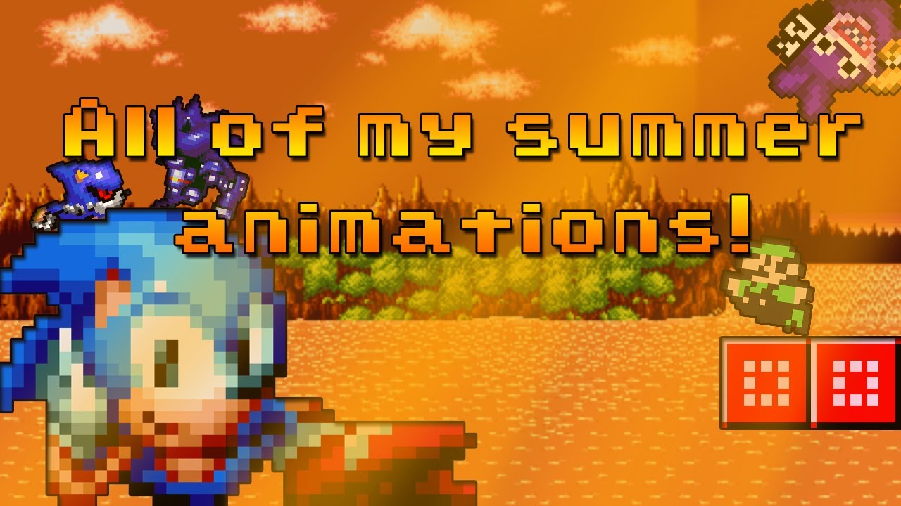 My Summer Sprite Animations (Sprite Animation Compilation) - YouTube