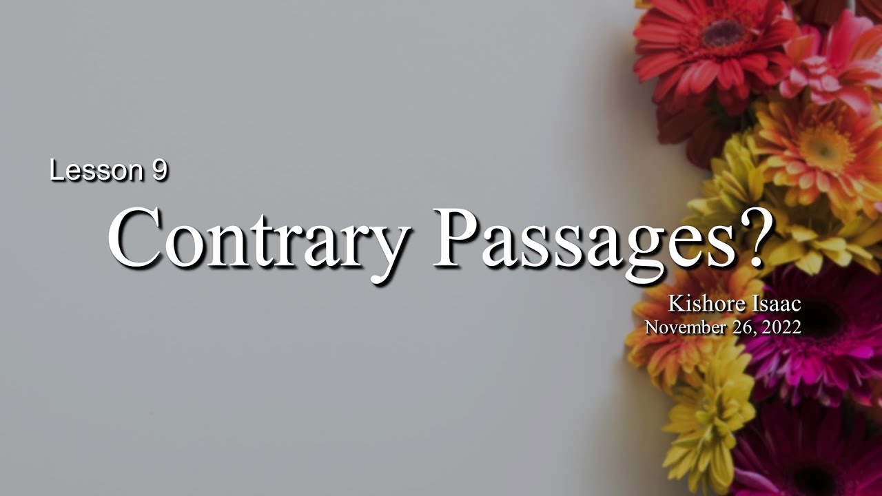 Church At Study | "Contrary Passages" - YouTube