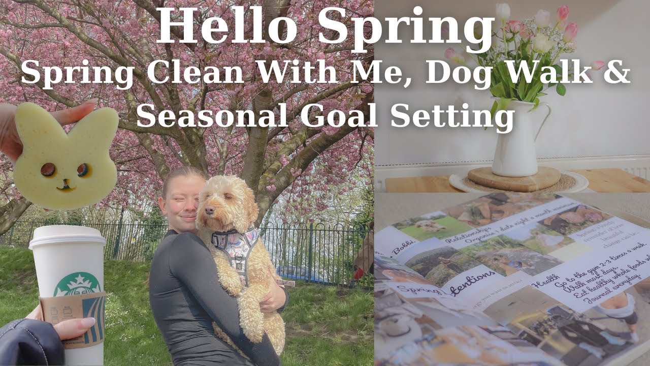 HELLO SPRING 🌷 Spring Clean with Me, B&M Haul, Decorate For Spring and ...
