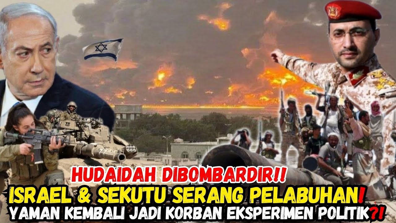 Hudaidah Dib0mb4rdir Israel Tanpa Peringatan! Yaman Kembali Jadi Korban ...