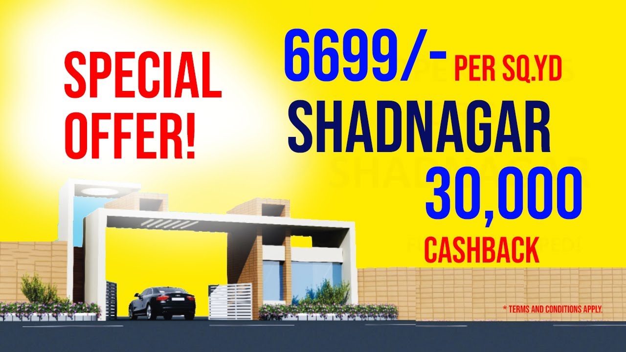 Shadnagar Open Plots: New Venture Special Offer, 6699 per sq.yd ...