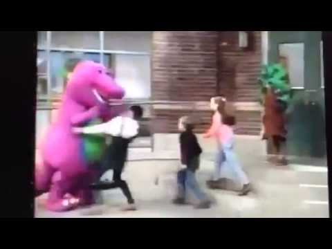Barney comes to life (Playing it Safe!) (Be careful) - YouTube