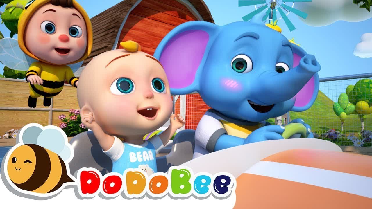 Wheels on the Bus Go Round and Round + Nursery Rhymes & Kids Songs ...