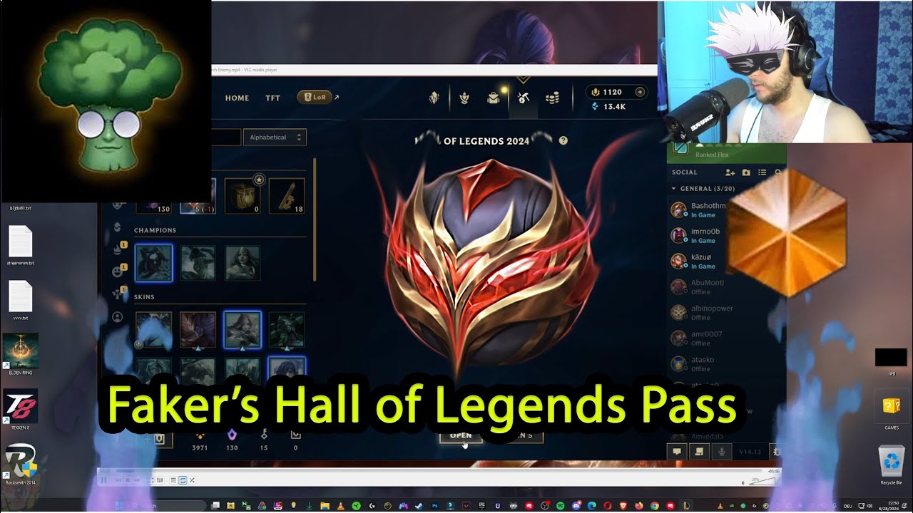 Faker’s Hall of Legends Pass 2024 🔴 Ultimate Skin! League of Legends ...