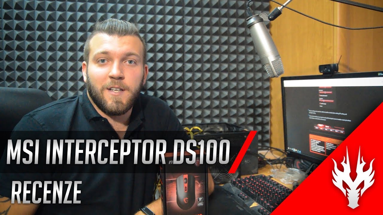 MSI Interceptor DS100 unboxing/review [CZ] - YouTube