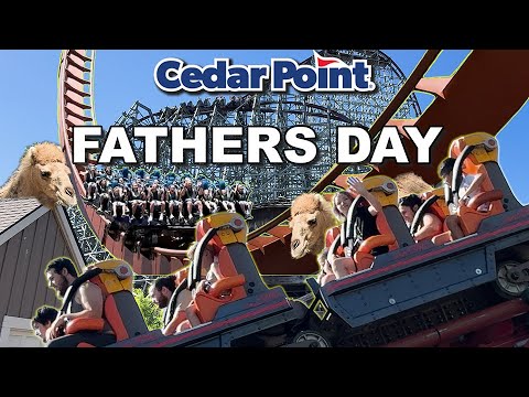 First Time on Several Rides at CEDAR POINT on Fathers Day! - YouTube