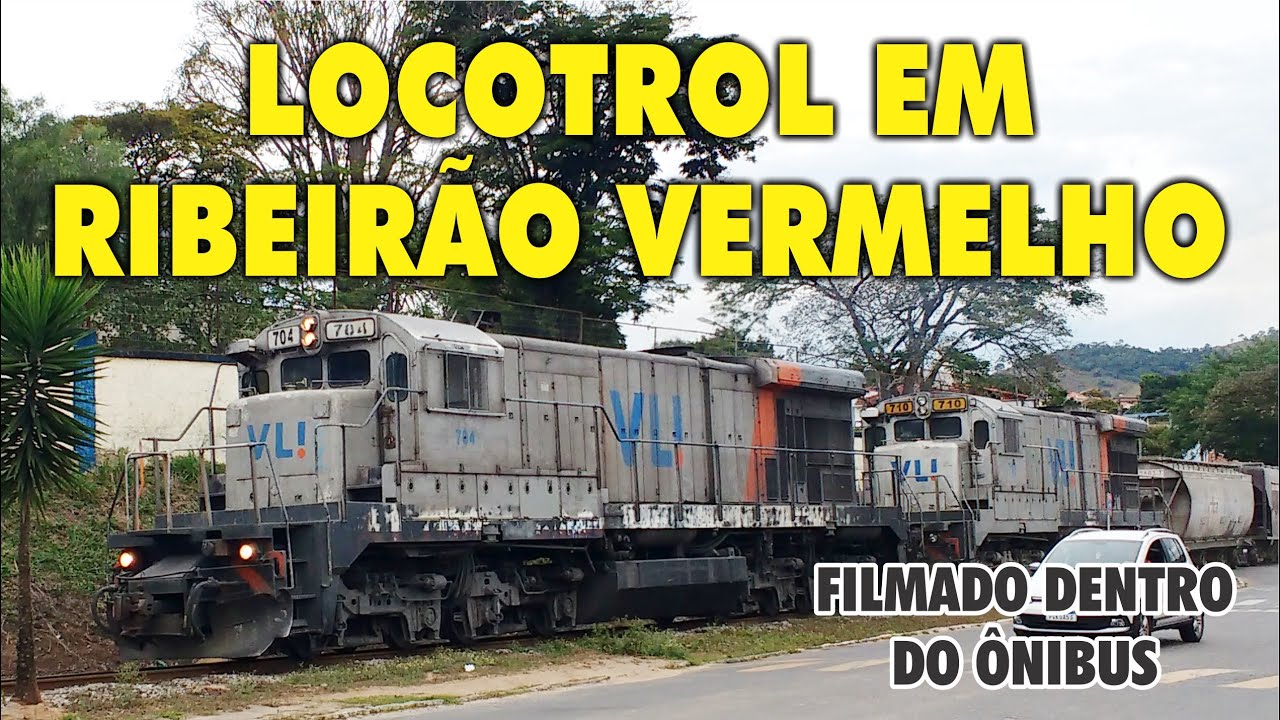 Locotrol 728 + 743 e 708 + 712 Filmado dentro do ônibus - YouTube
