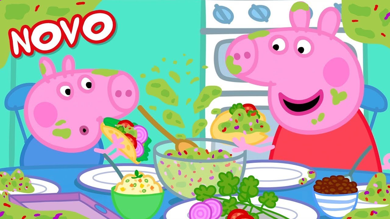 Peppa Pig Português Brasil | Fazer Tacos é uma Bagunça | NOVO Contos da ...