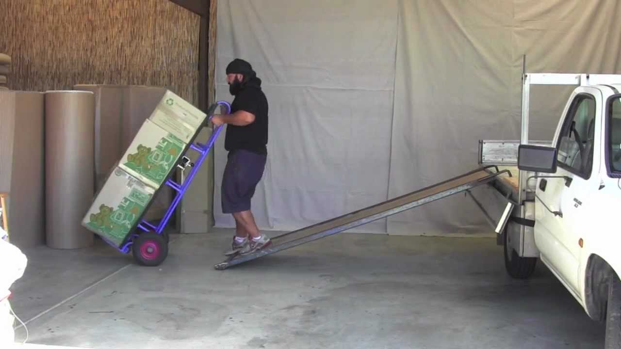 How to Walk up the Ramp with a Trolley.. - YouTube
