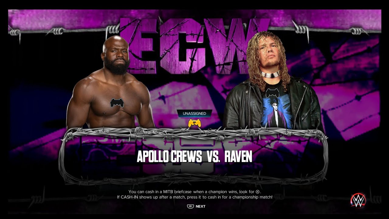 WWE 2K23: Apollo Crews vs Raven - YouTube