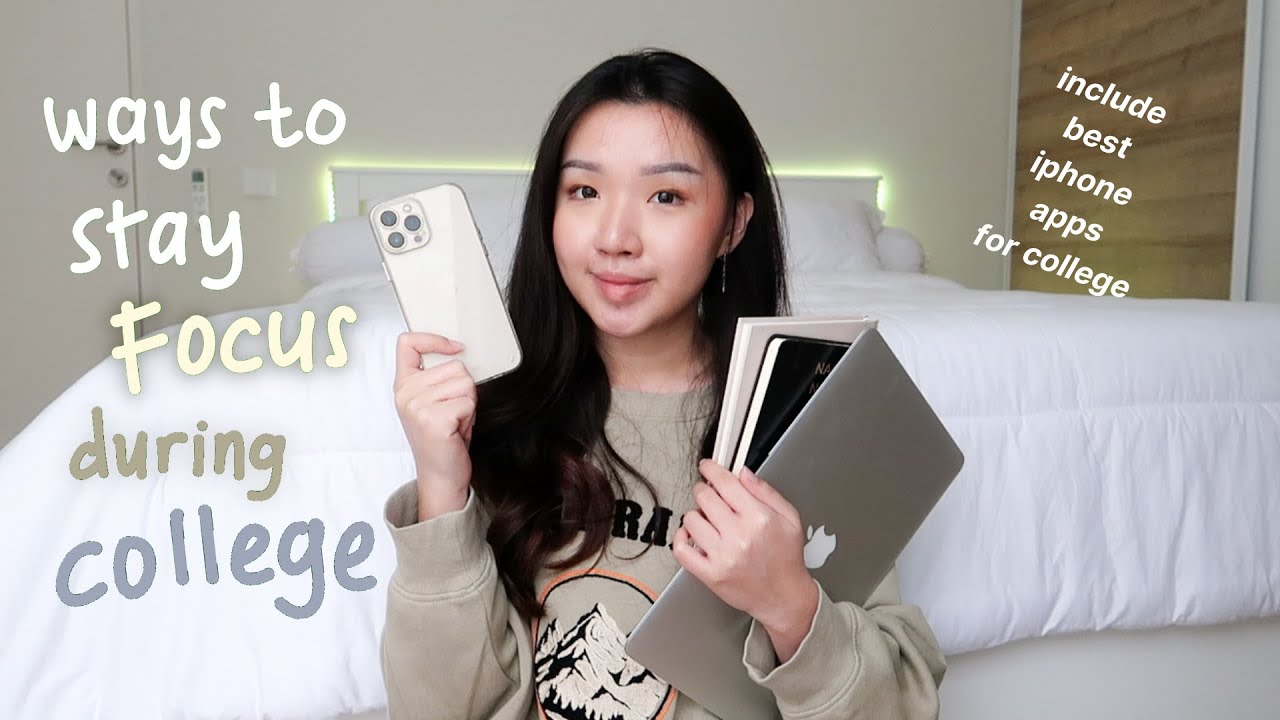 IPHONE SETUP FOR STUDENTS | best apps for college, stay focus during ...