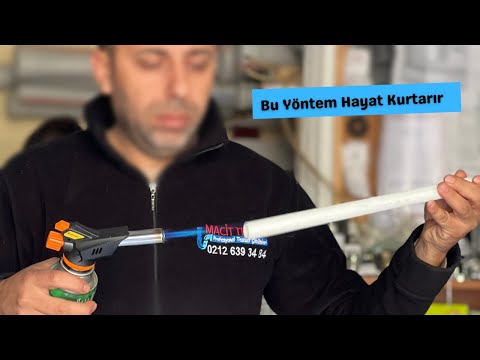 Pürmüz ile diş açıp  pprc boru tesisatı yapmak