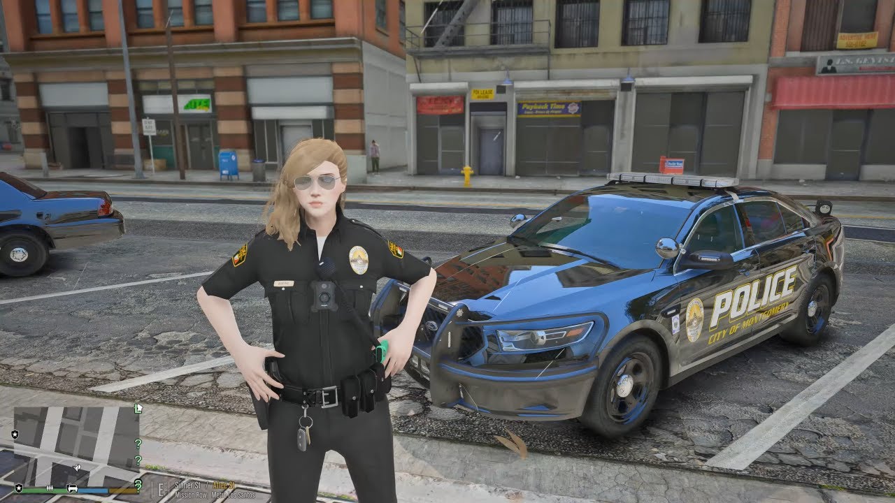 Gta 5 LSPDFR Playing As a Montgomery PD Female Officer - Taurus ...