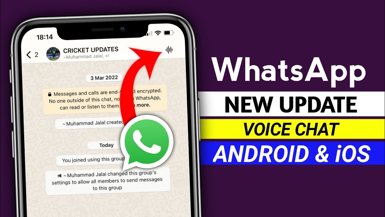 WhatsApp voice chat on iOS update || WhatsApp new update || WhatsApp ...