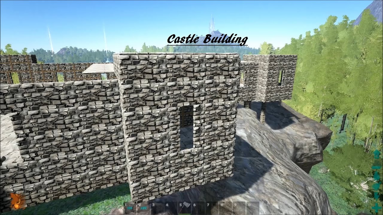 Ark Survival Evolved Timelapse | Castle building - YouTube