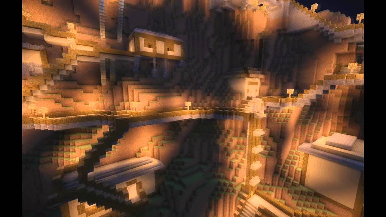 Minecraft - Mountain Village Mega Build - YouTube