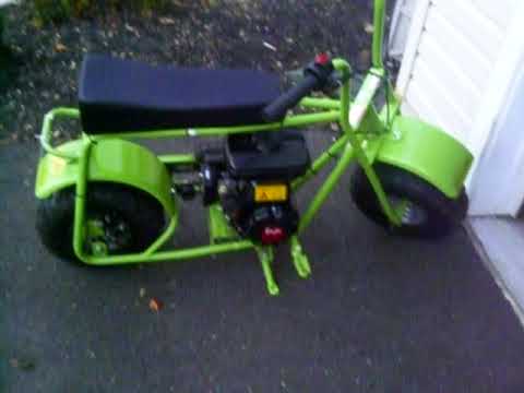 Green Baja Racer Mini Bike | Reviewmotors.co